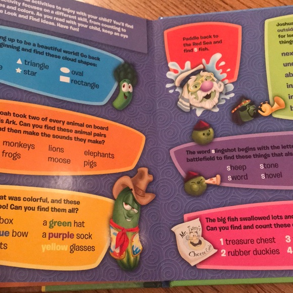 Toys | Veggie Tales Look Find Book | Poshmark